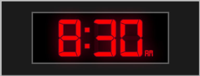 Photoshop: LED Clock - Robert's Productions | Post Production Tips