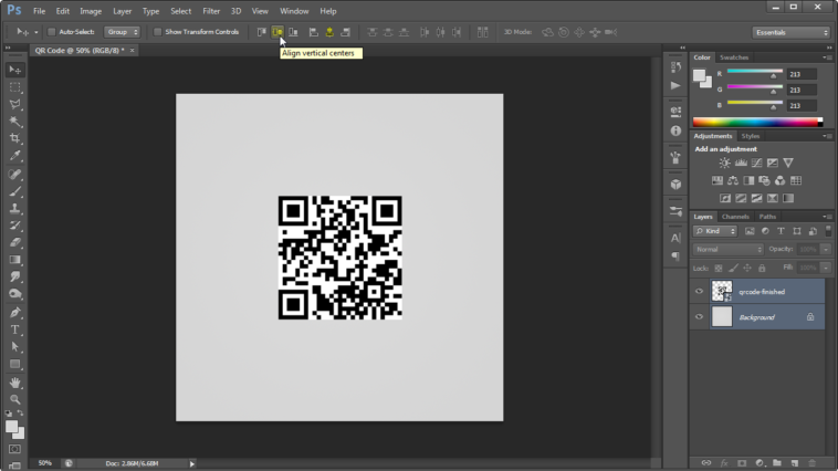 Photoshop: Colorize QR Code - Robert's Productions | Free Video Training